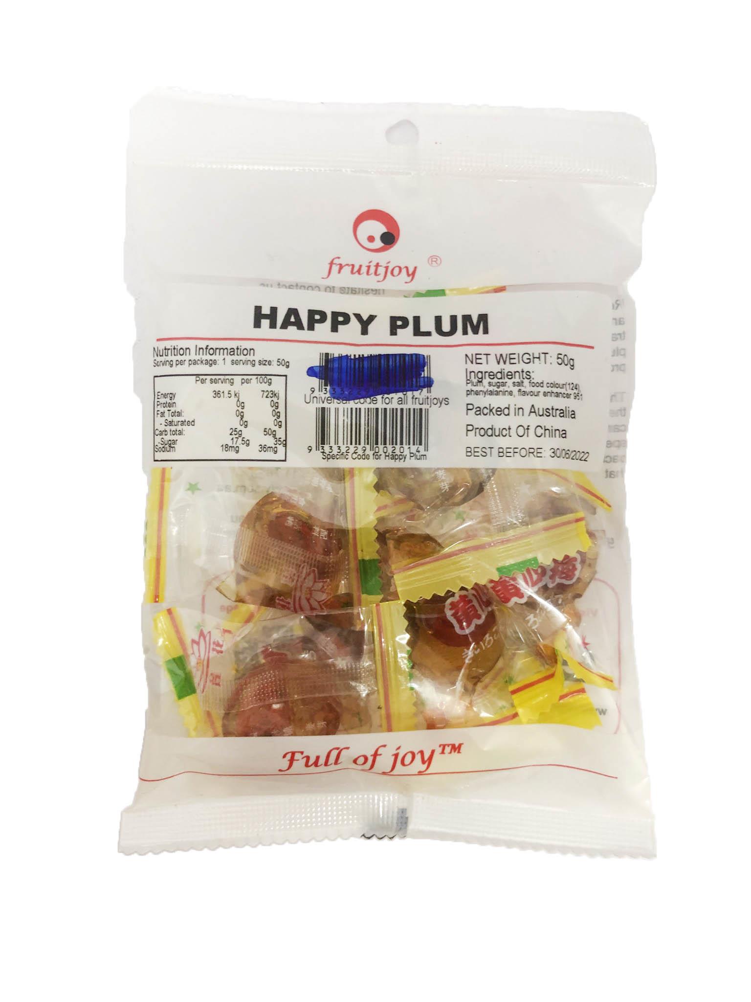 Fruitjoy Happy Plum Candy 56g from Buy Asian Food 4U