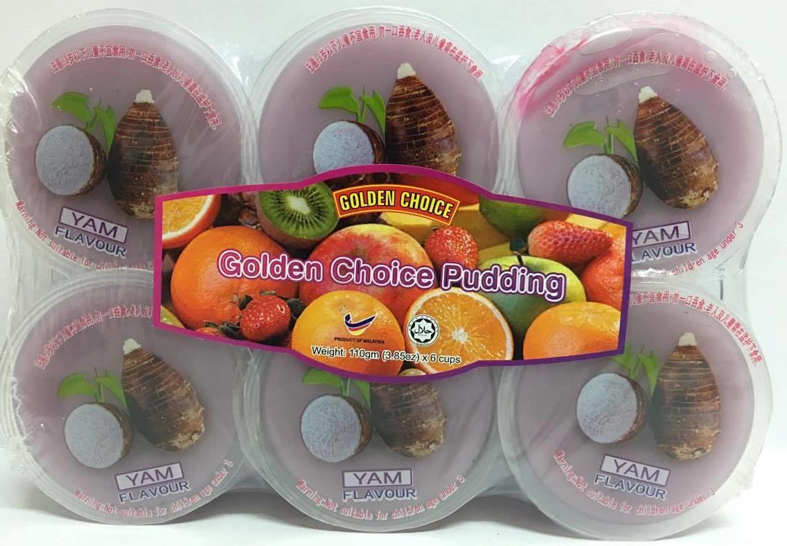 Golden Choice Pudding Yam with Nata de Coco 110g x 6 S0688 from Buy ...