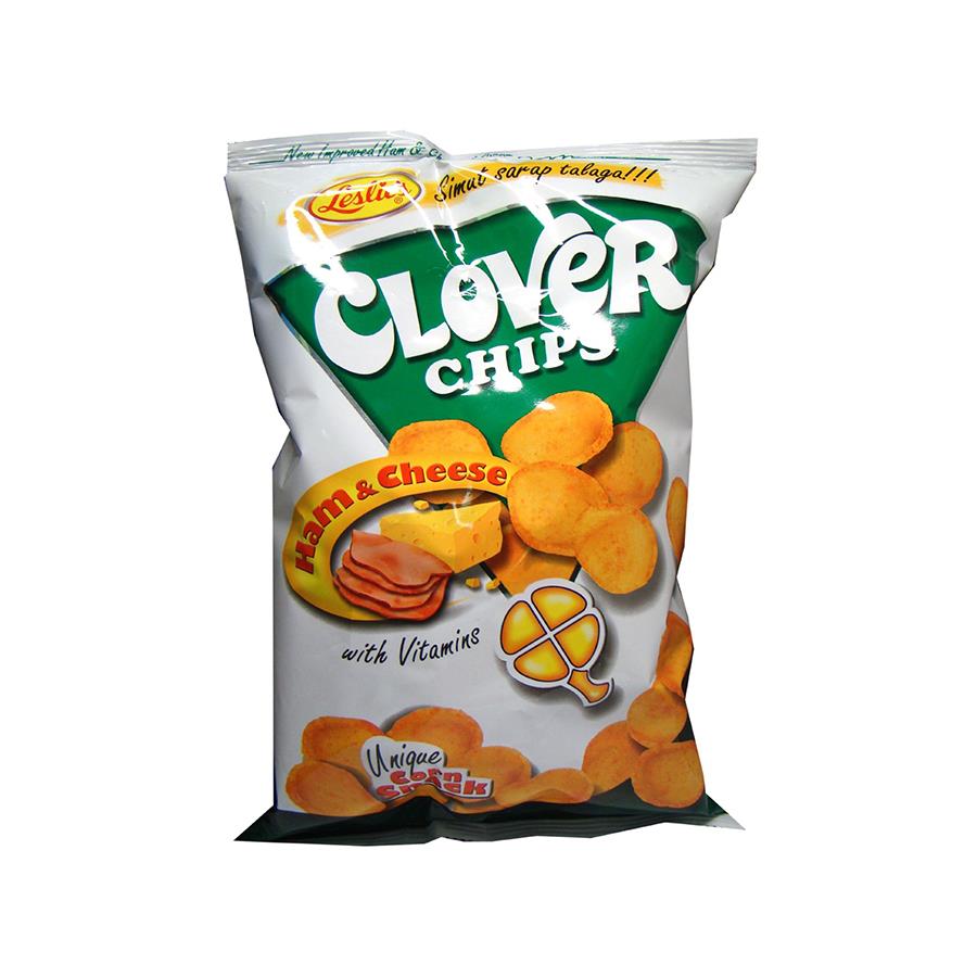 Leslie's Clover Chips Ham & Cheese 145g from Buy Asian Food 4U