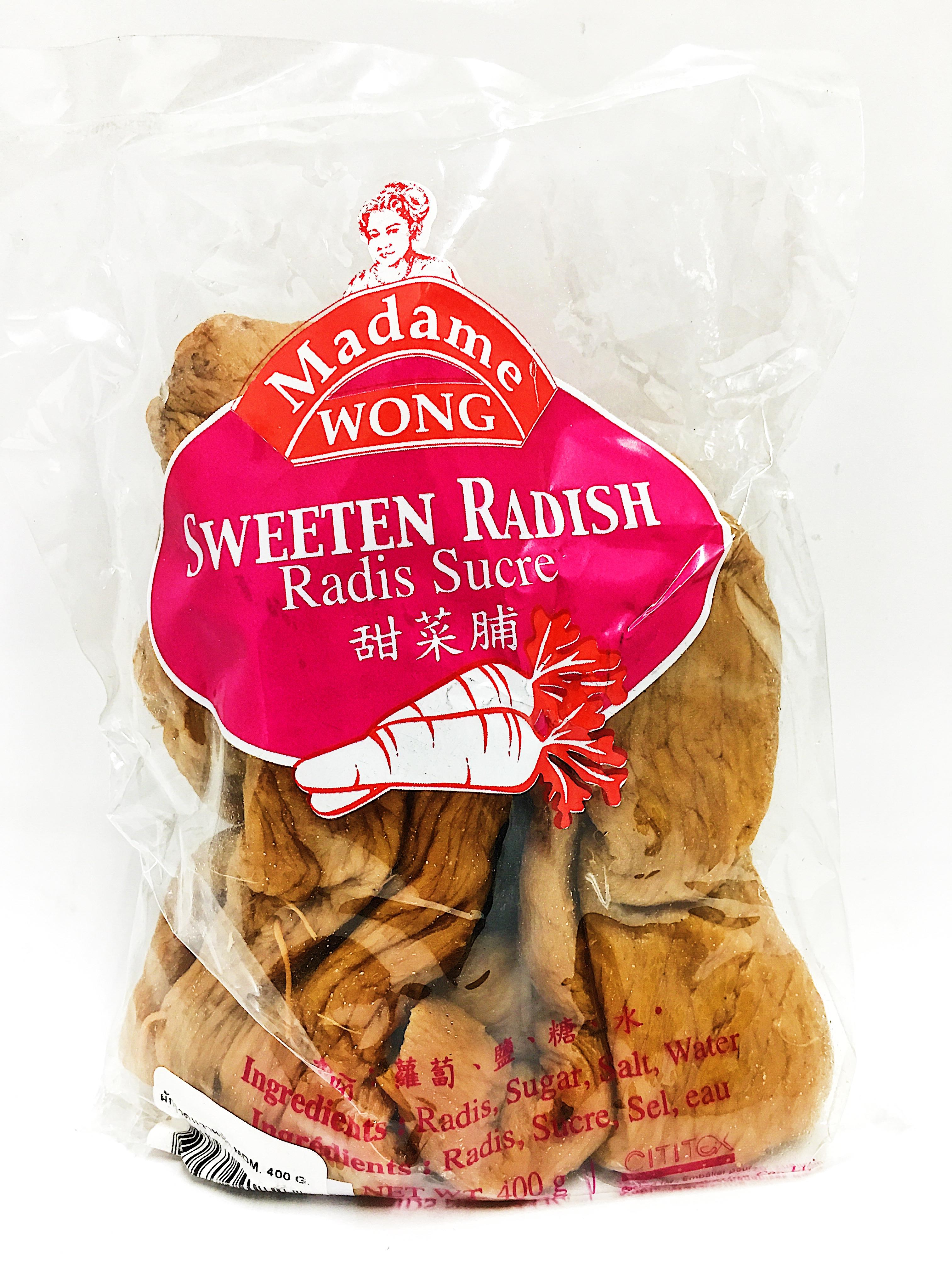 Madame Wong Sweetened Radish 400g from Buy Asian Food 4U