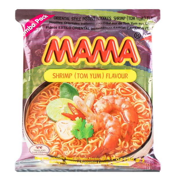 Mama Instant Soup Noodles Tom Yum Shrimp Flavour 90g from Buy Asian Food 4U